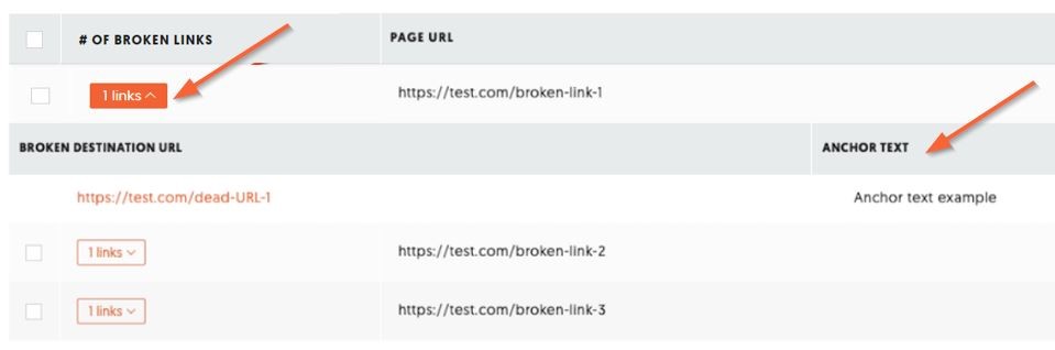 Site Audit Errors Explained: Pages with Broken Links – Ubersuggest