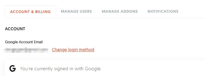 How to Change Login or Access Type in Ubersuggest – Ubersuggest