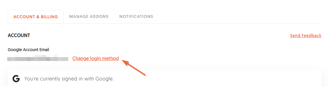 How to Change Login or Access Type in Ubersuggest – Ubersuggest