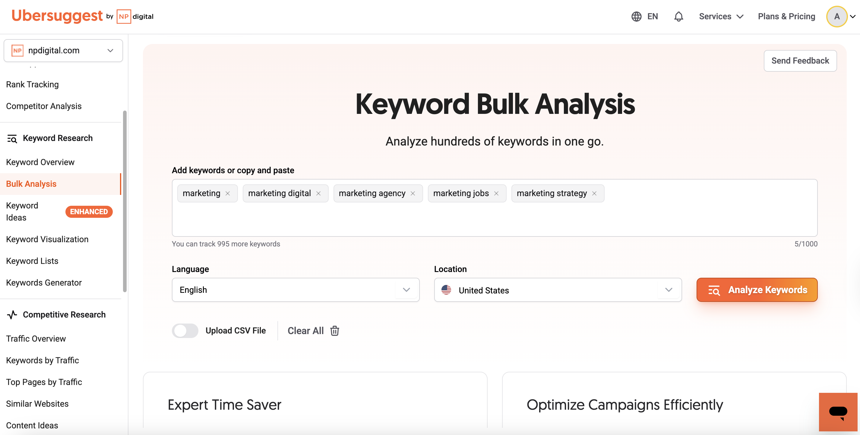 How to Get Keyword Ideas Using the Keyword Research – Ubersuggest