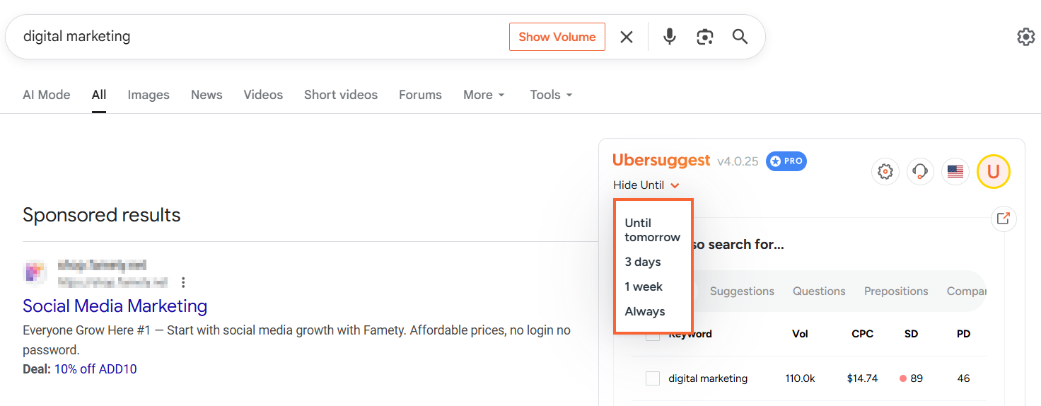 How to Use the Ubersuggest Chrome Extension for SEO Insights – Ubersuggest